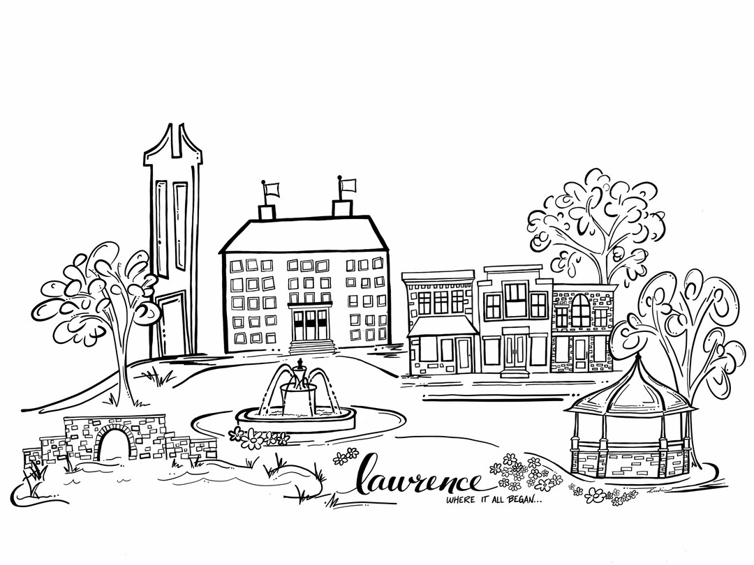 Lawrence Sketch- “where It All Began...” - Etsy