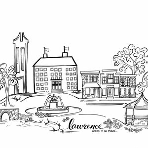 Lawrence Sketch- “where It All Began...” - Etsy