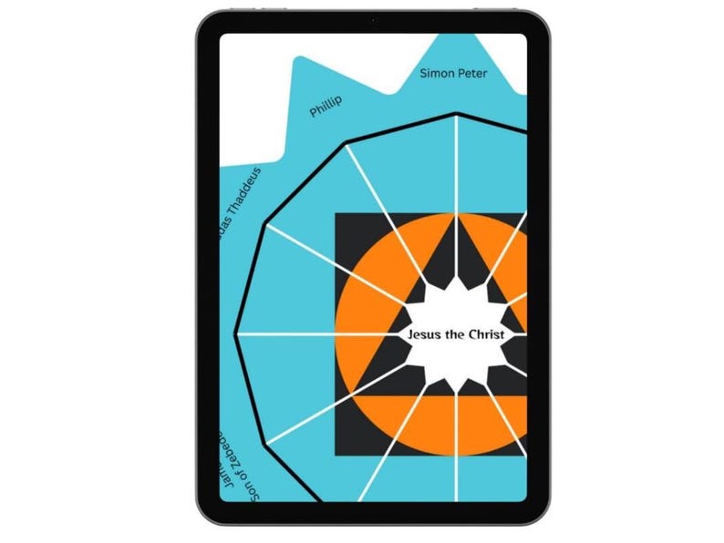 Bible Infographic of Jesus and Twelve Disciples - Etsy