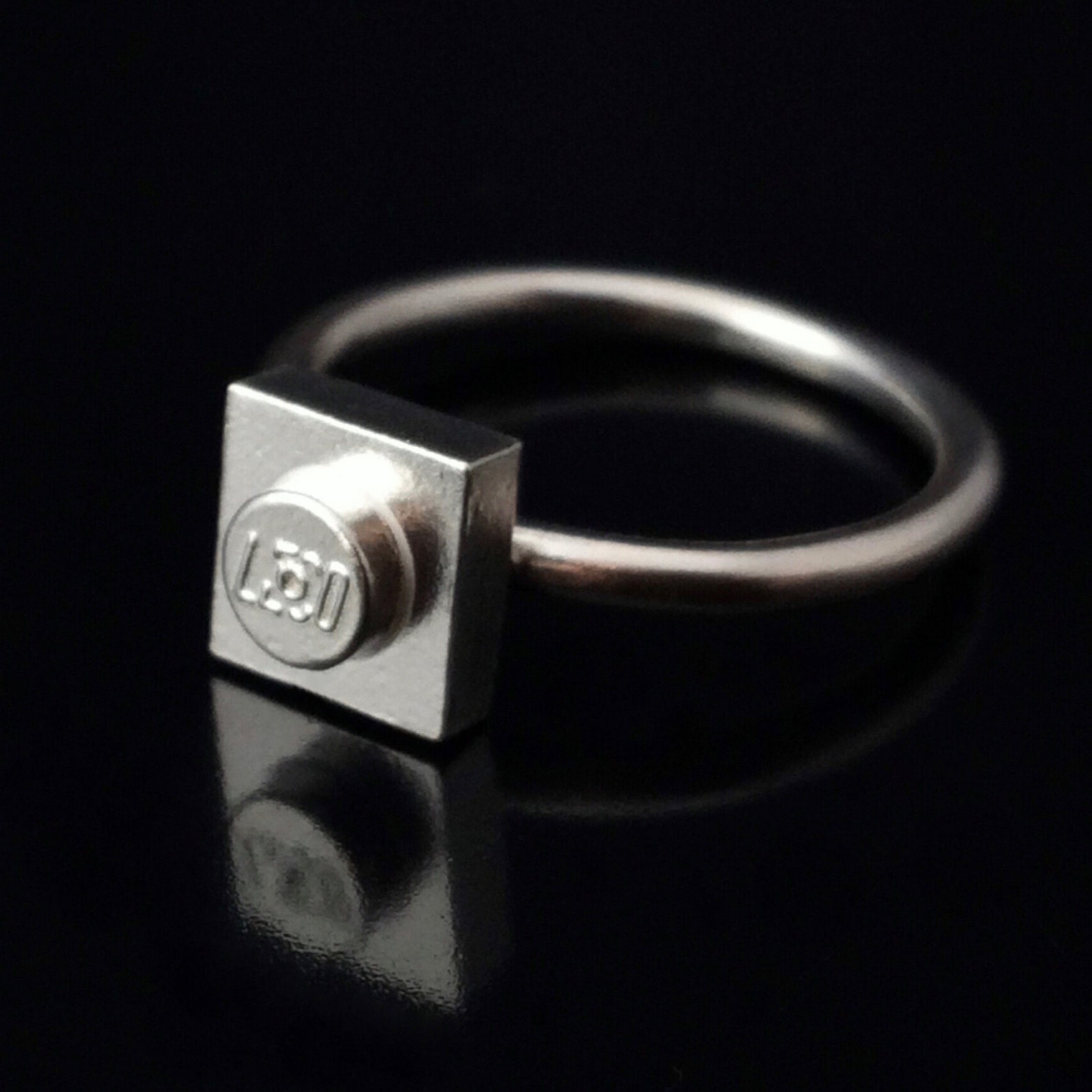 Lego Ring in Sterling Silver - Etsy