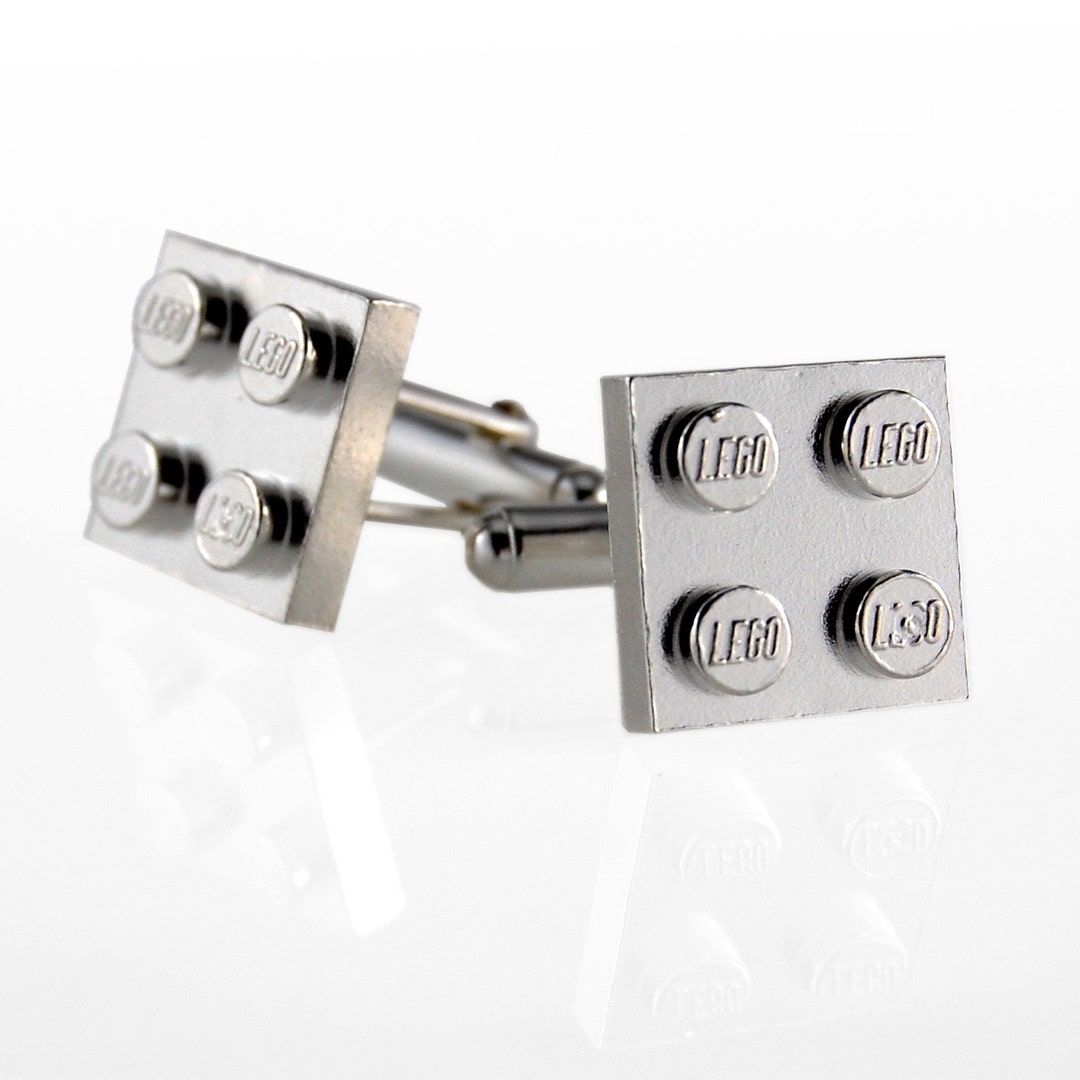 Lego Cufflinks in Sterling Silver - Etsy