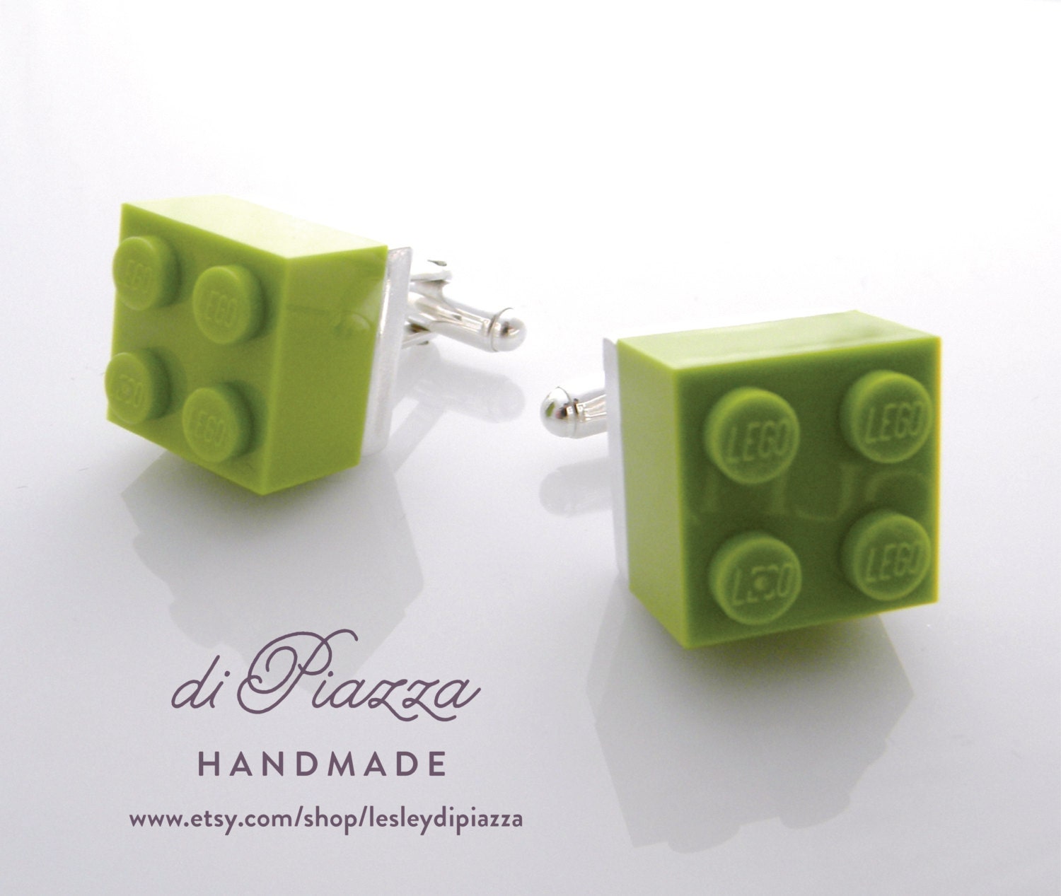 Lego Cufflinks in Sterling Silver - Etsy