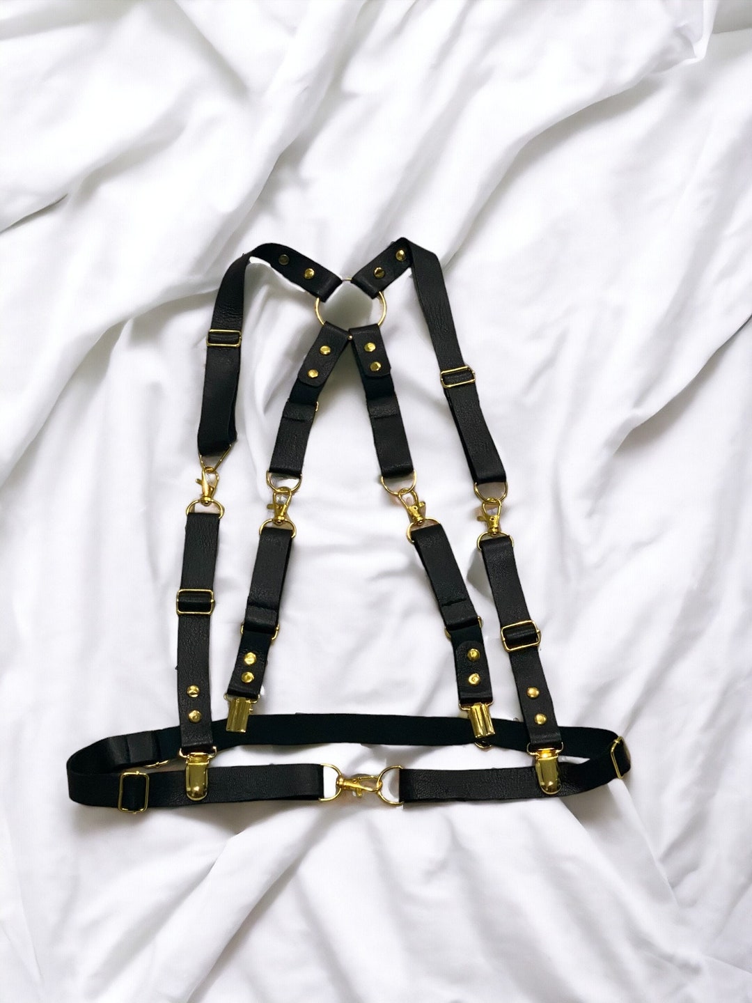 Leather Harness -suspenders - Etsy
