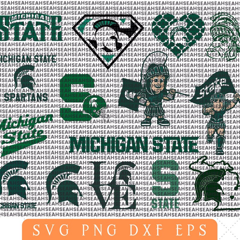 Michigan State University Svg - Etsy