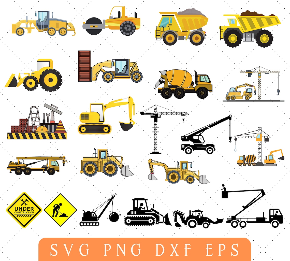 Construction Svg, Construction Clipart, Construction Png, Dumb Truck ...