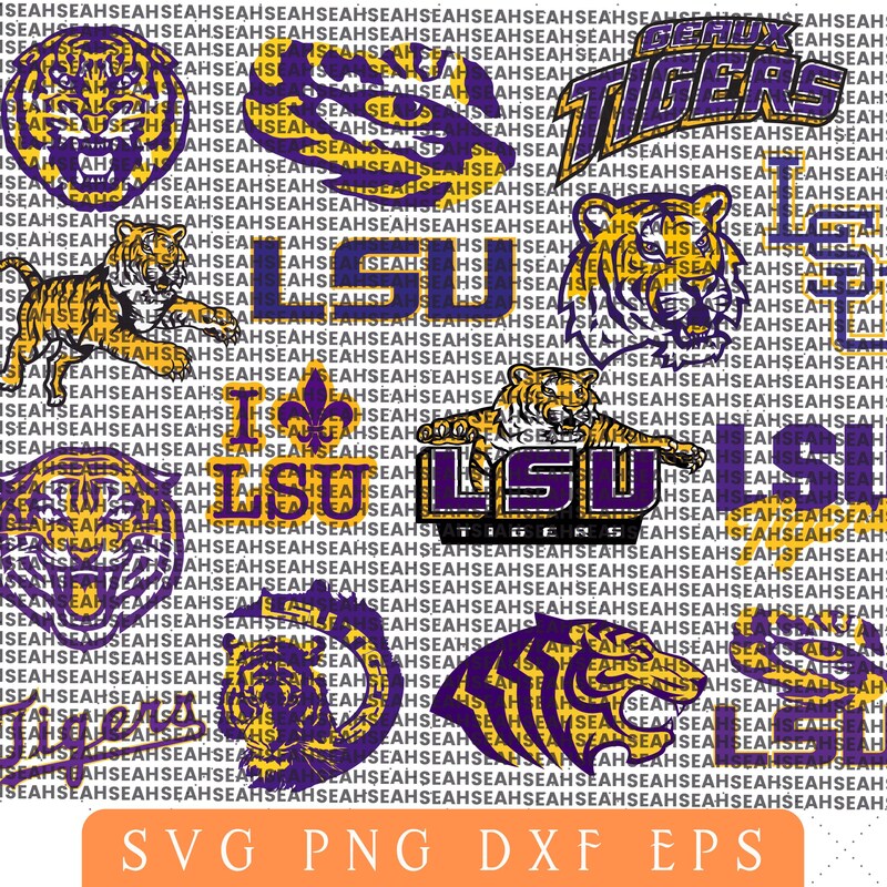 Lsu Svg - Etsy