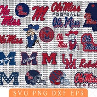 Ole Miss Svg Bundle, Ole Miss Png Clipart, Cut Files for Cricut, Cricut ...