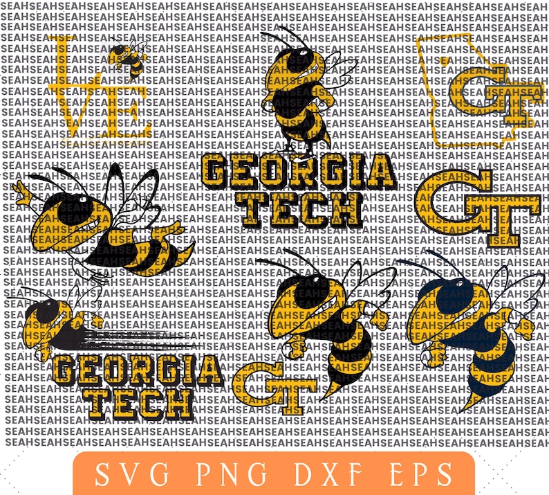 Yellow Jackets Svg Bundle, Georgia Tech SVG Png Clipart, Cut Files for ...