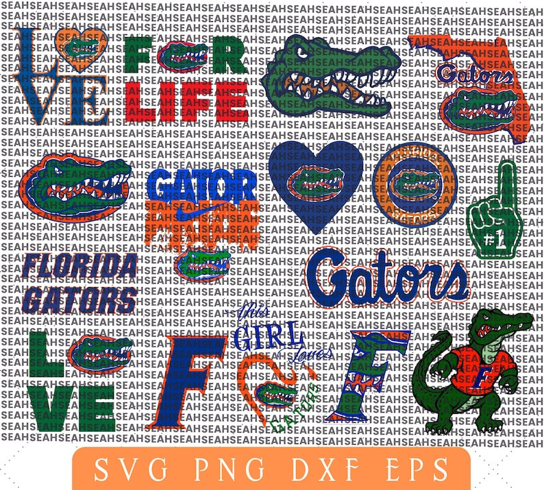 Gators Svg Bundle, Gators Clipart, Cut Files for Cricut, Gators Layered ...