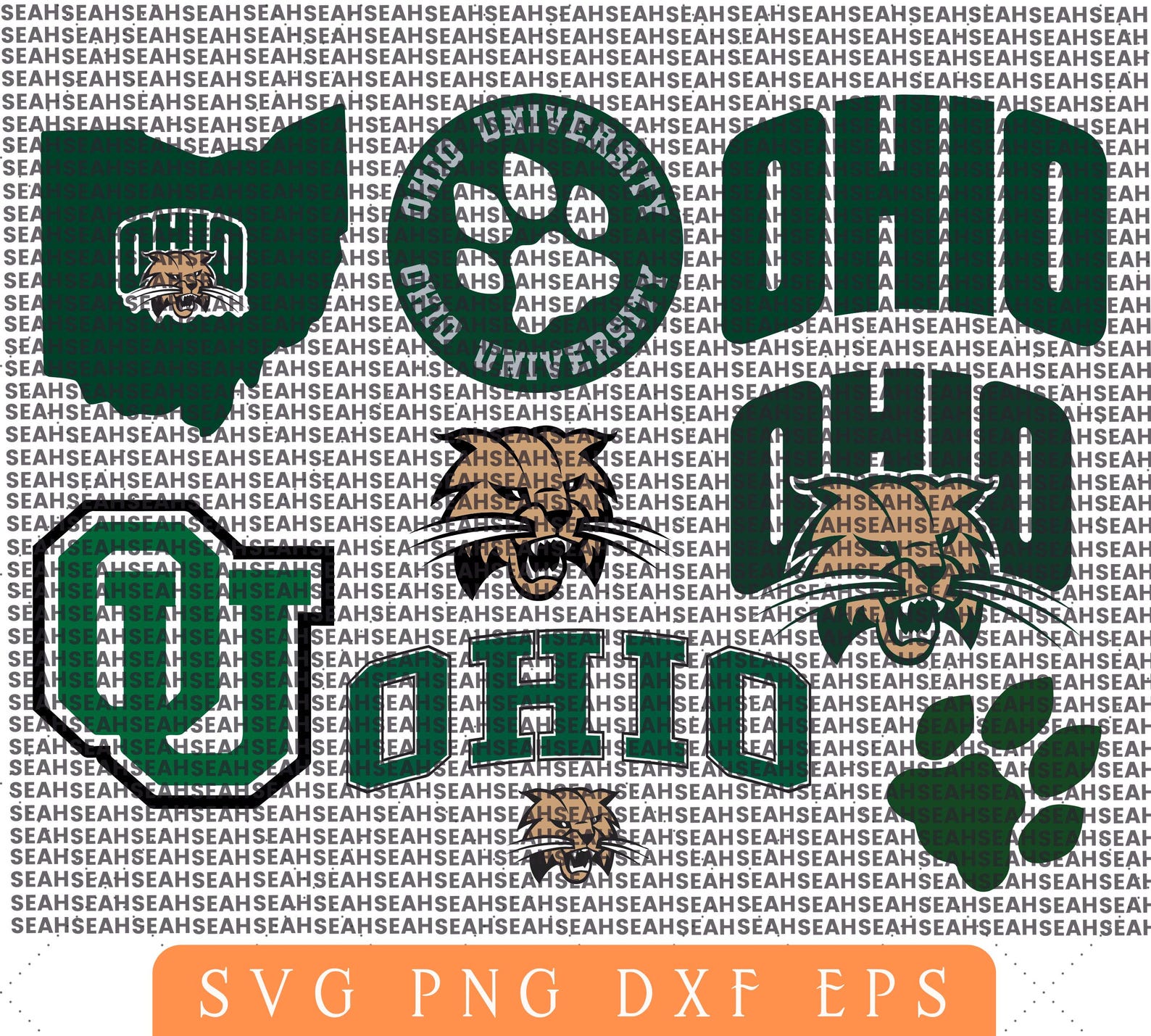 Bobcats Svg Bundle, Ohio Svg, Cut Files for Cricut, Cricut & Silhouette ...