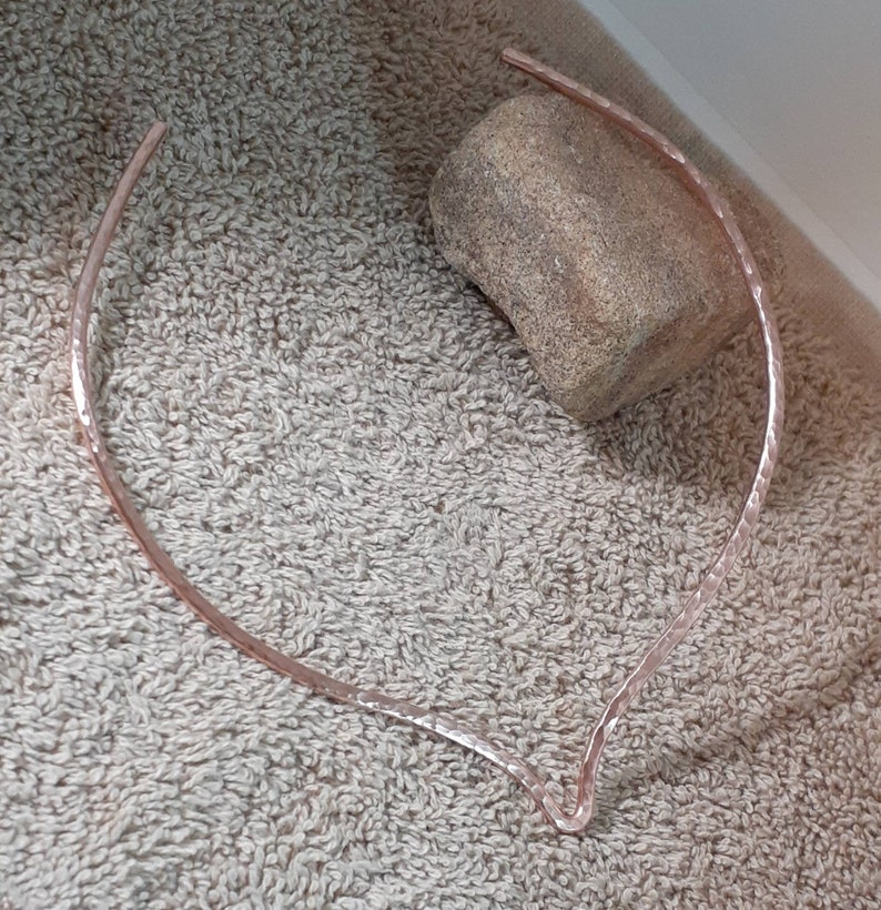 Copper Necklace Choker Necklace Copper Torque Handmade Jewelry - Etsy