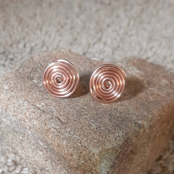 Copper Earrings - Etsy