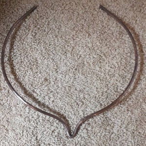 Copper Necklace Choker Necklace Copper Torque Handmade Jewelry Charm ...