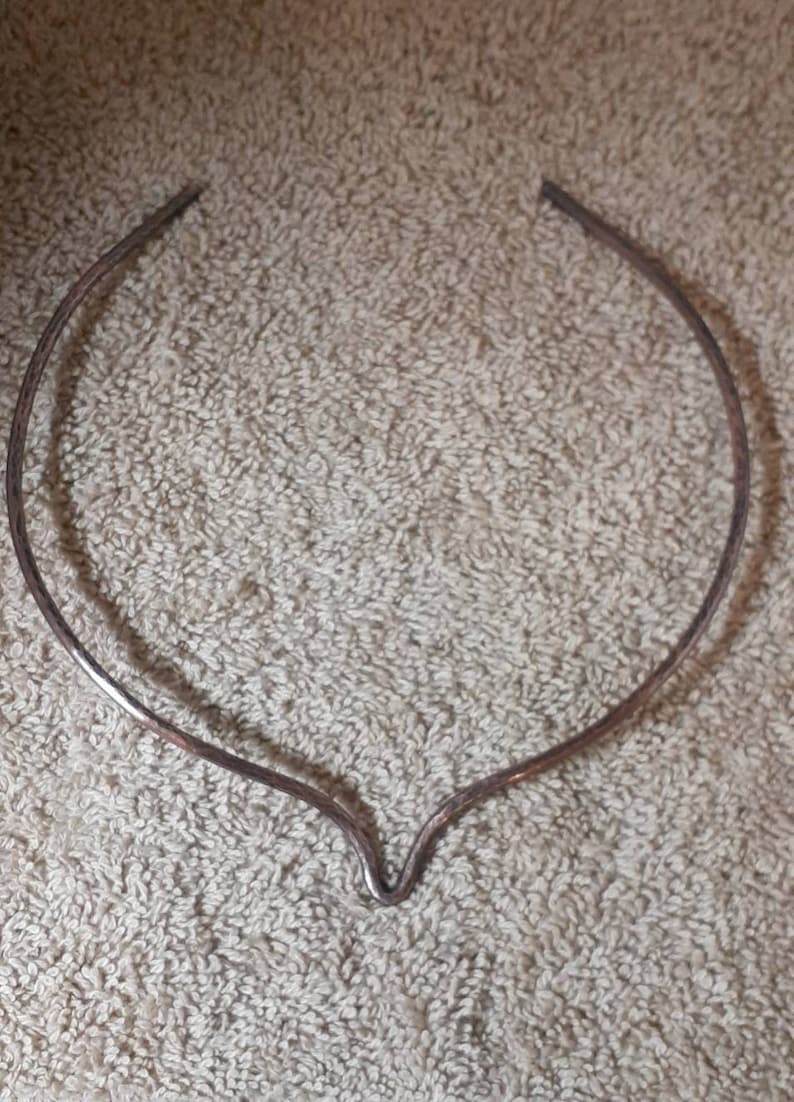 Copper Necklace Choker Necklace Copper Torque Handmade Jewelry - Etsy