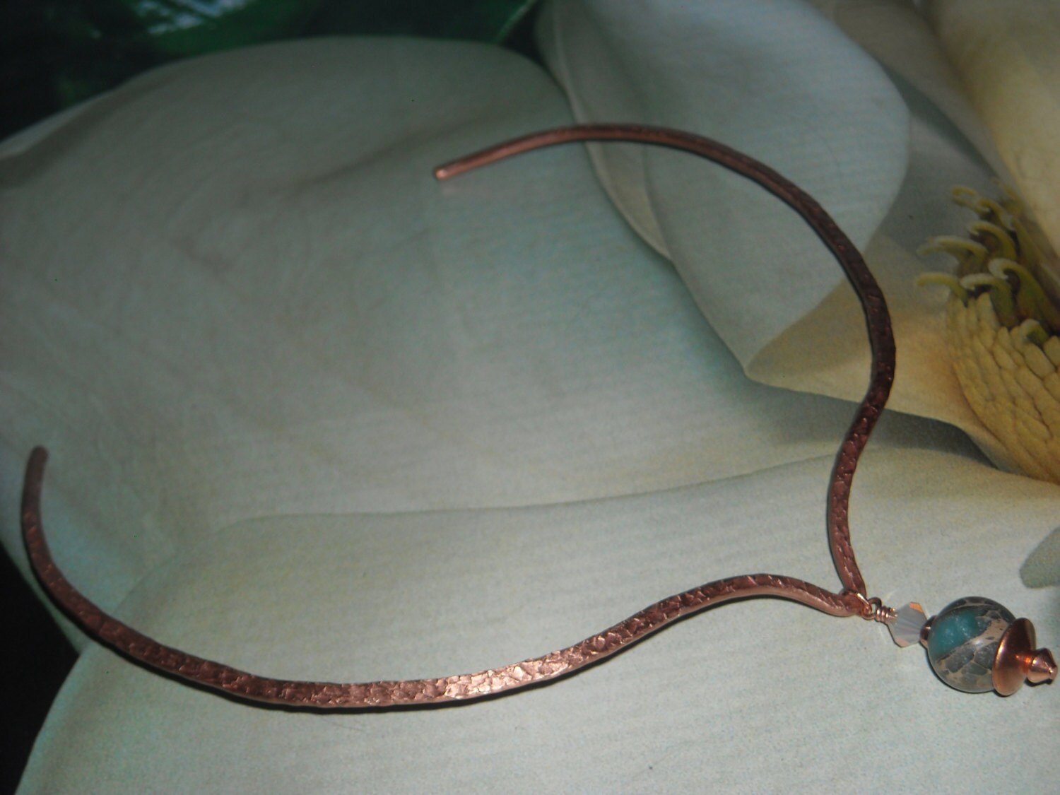 Copper Necklace Choker Necklace Copper Torque Handmade Jewelry | Etsy