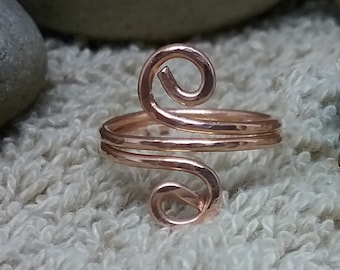 Spiral Toe Ring | Etsy