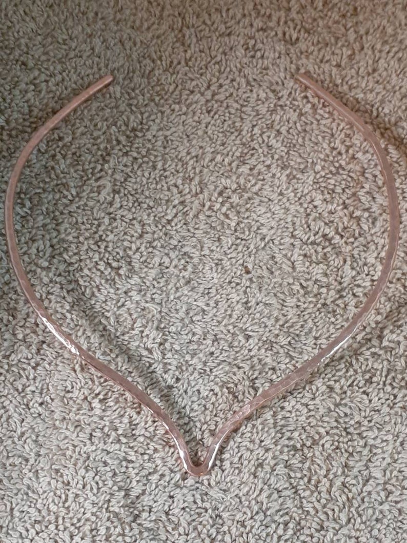 Copper Necklace Choker Necklace Copper Torque Handmade Jewelry - Etsy