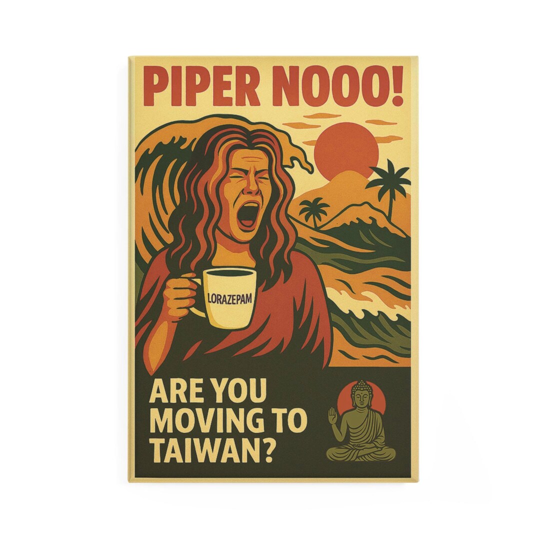 PIPER NOOO! Magnet White Lotus Thailand Inspired Fridge Magnet Funny ...