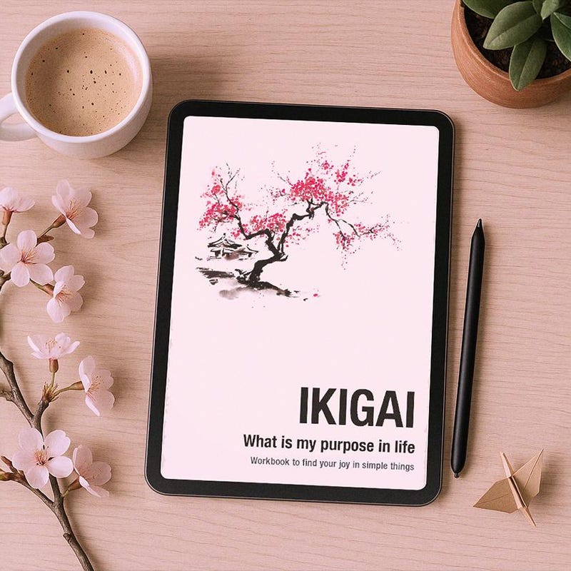 Ikigai Workbook - Etsy