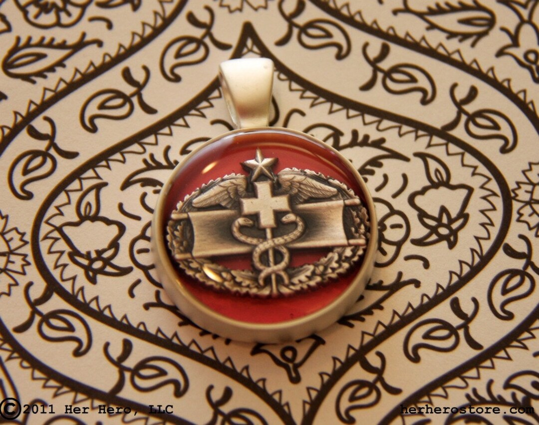 Chic Combat Combat Medic Her Hero Lucite Pendant - Etsy