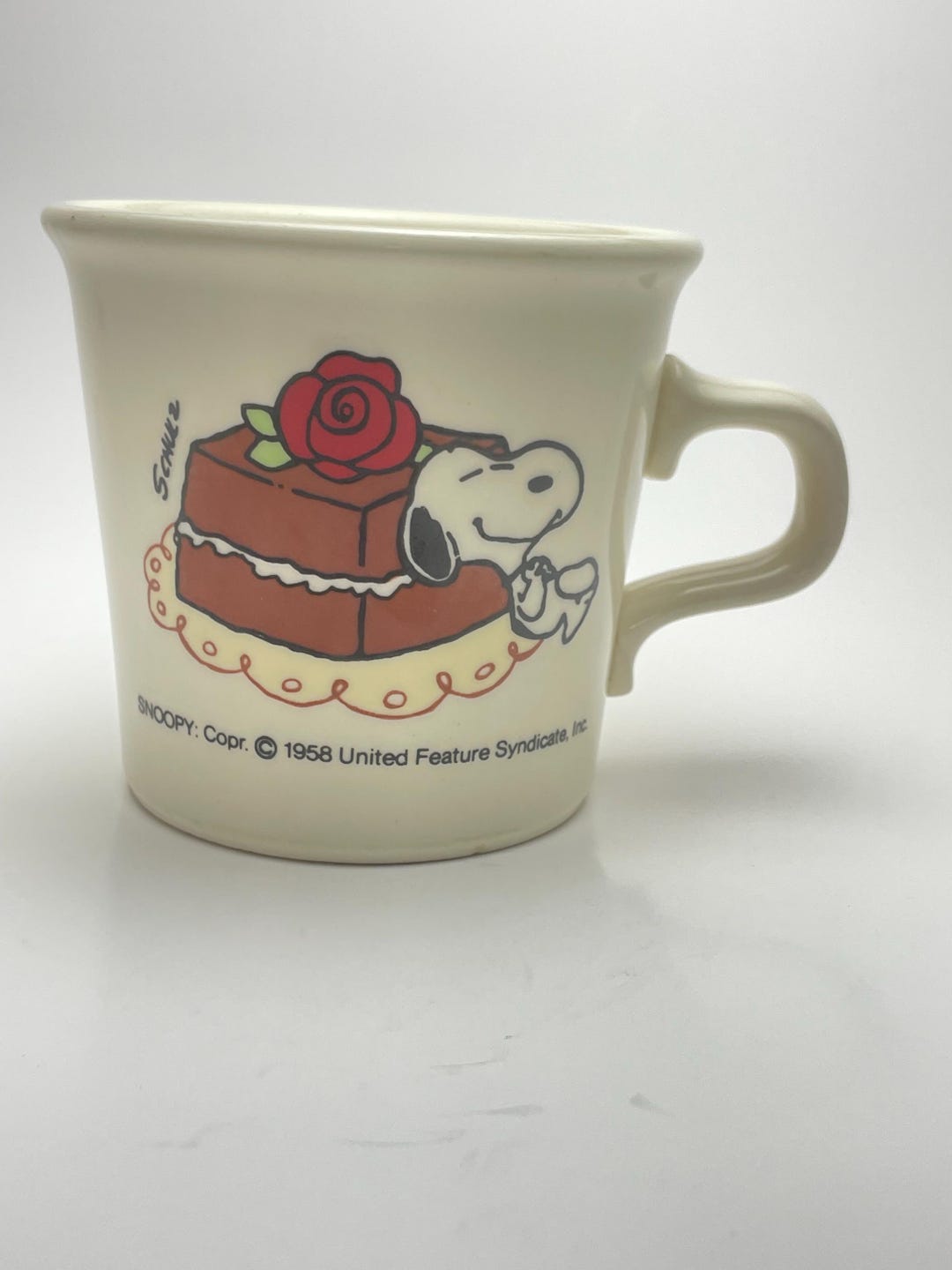 Vintage Snoopy Mug From 1958 - Etsy