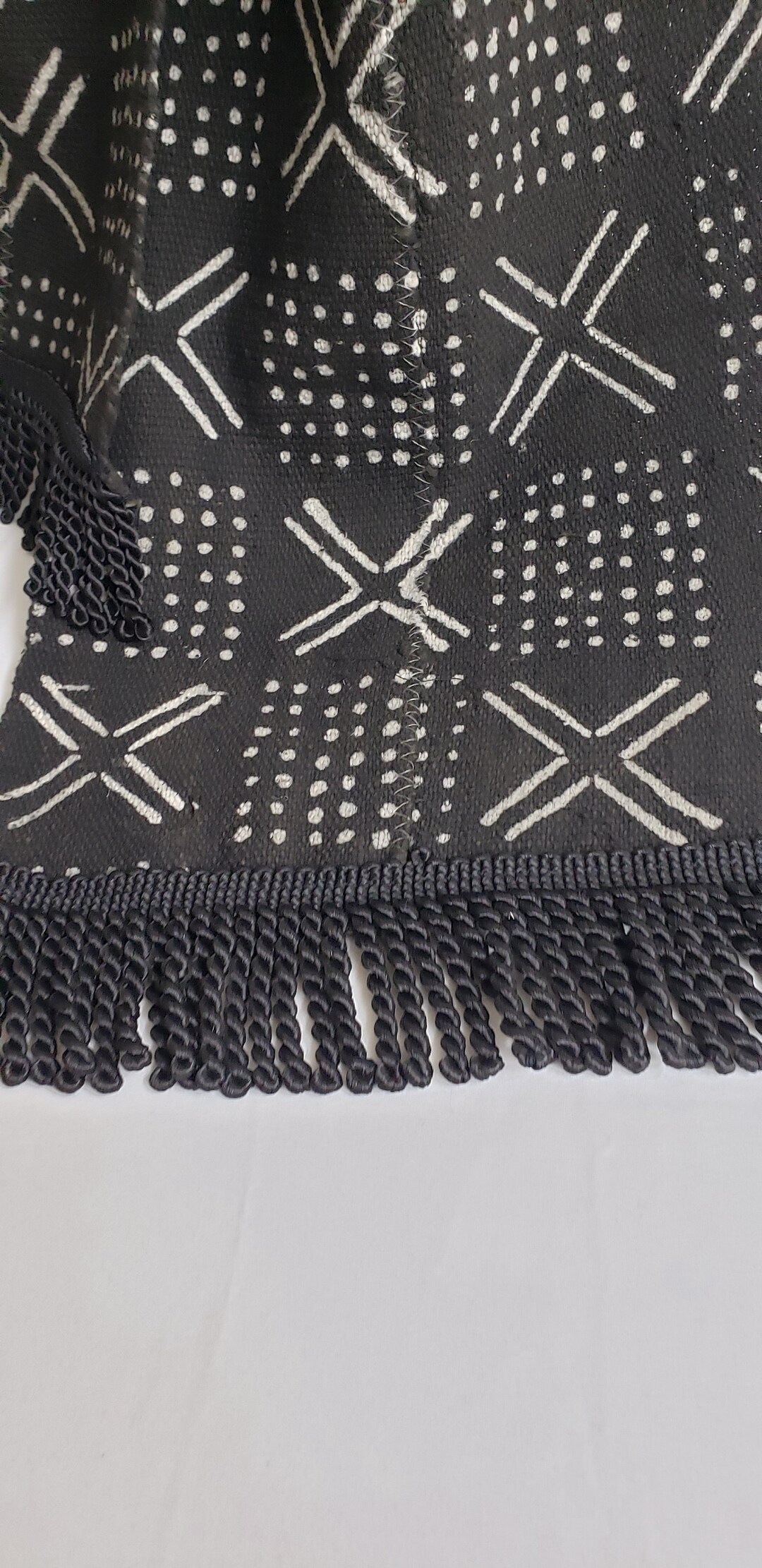 118 Authentic African Bògòlanfini Mudcloth Tablerunner or Throw 70 X 10 ...