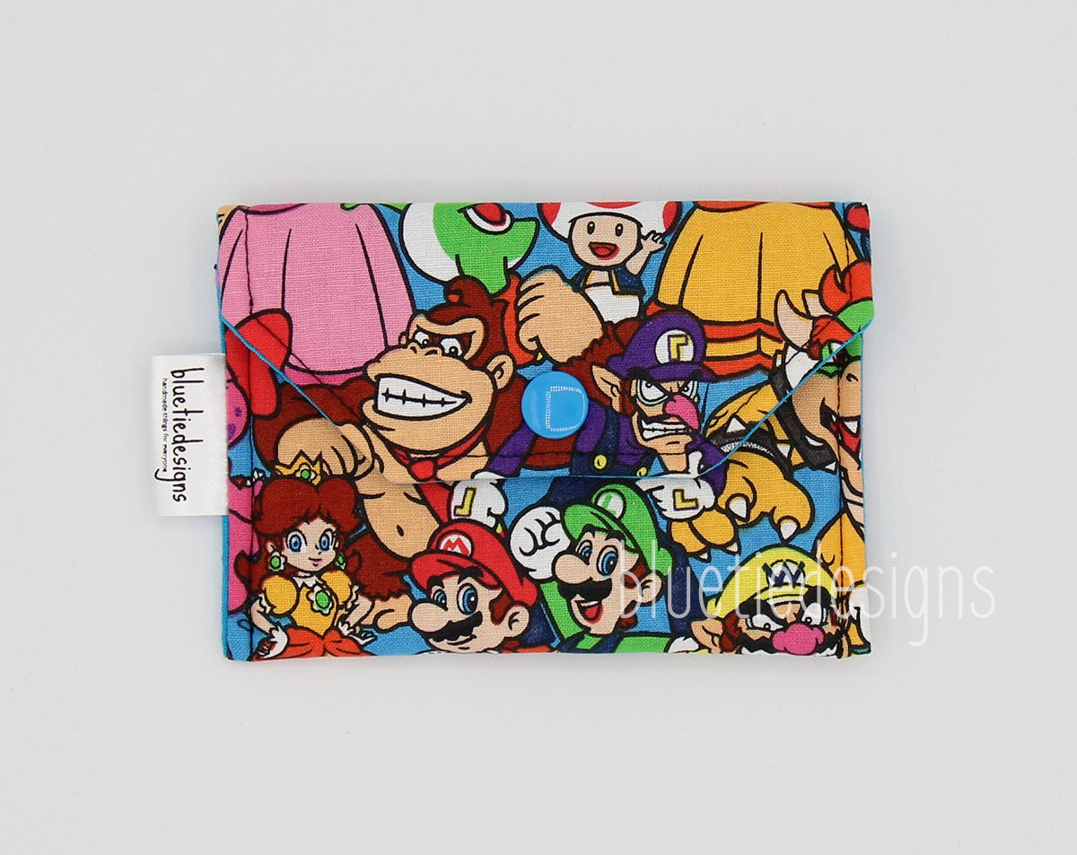 Super Mario Character Wallet - Etsy
