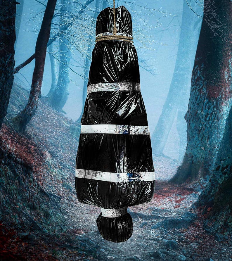 5ft Hanging Corpse Dead Victim Props Halloween Decorations, Haunted ...