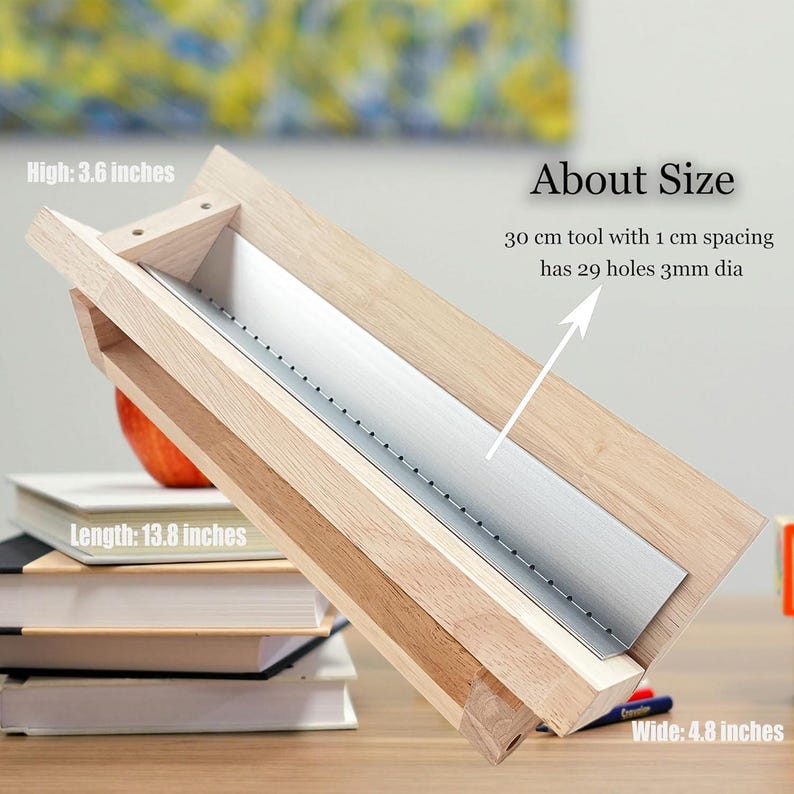 Bookbinding Punching Cradle With Aluminum Piercing Guide, With a Copper ...