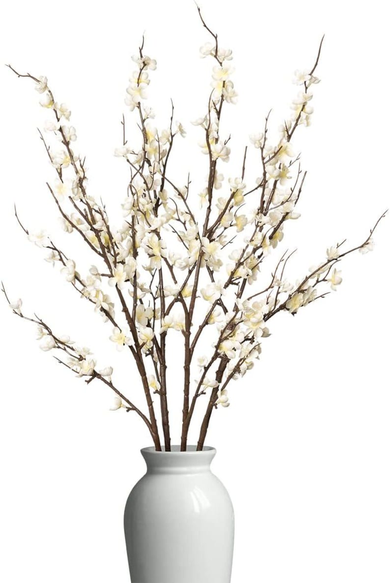 4pcs Cherry Blossom Branches Artificial Flowers for Spring Summer ...