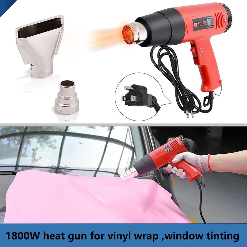 Window Tint Kit Vinyl Wrap Tool With Heat Gun,vinyl Scraper,shank ...