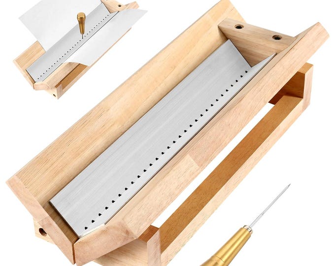 Bookbinding Punching Cradle With Aluminum Piercing Guide, With a Copper ...