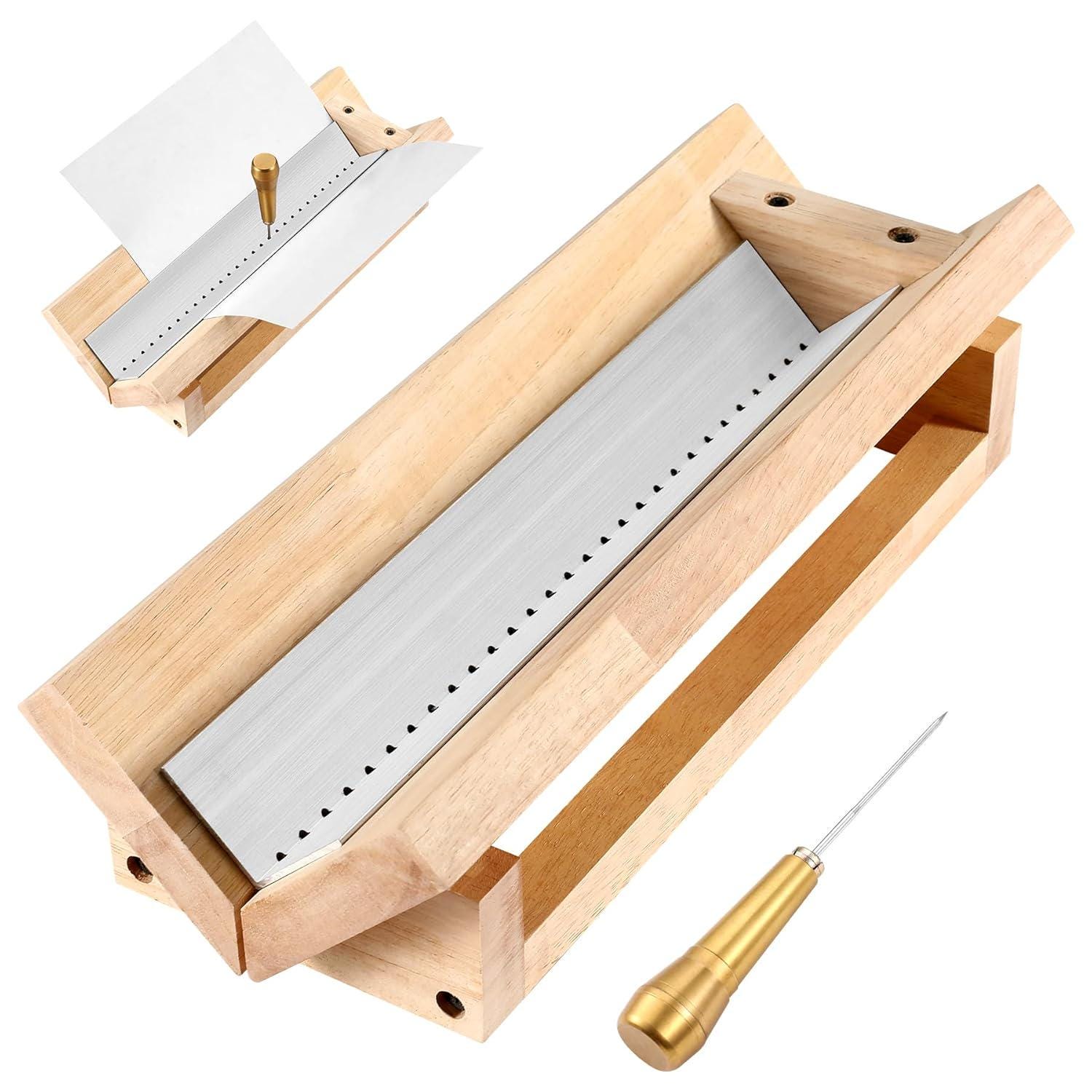 Bookbinding Punching Cradle With Aluminum Piercing Guide, With a Copper ...