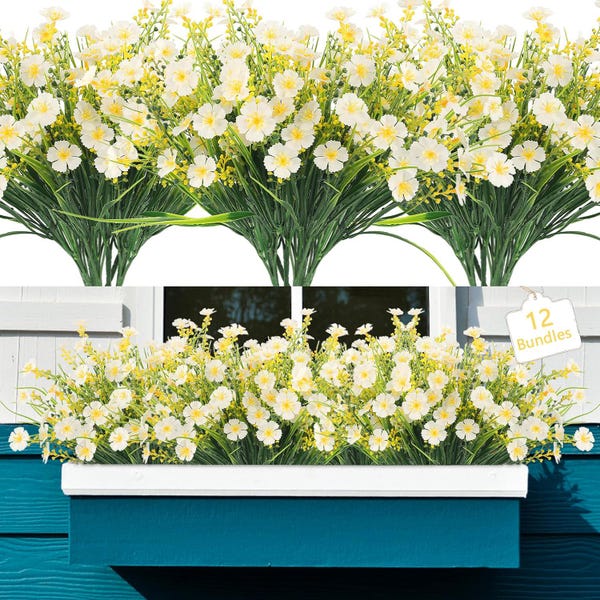 Artificial No Fade Outdoor Flowers - Etsy