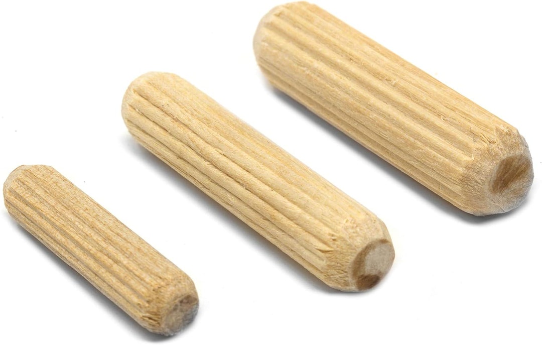 400-piece Fluted Dowel Pin Variety Bucket With 1/4, 5/16, and 3/8-inch ...