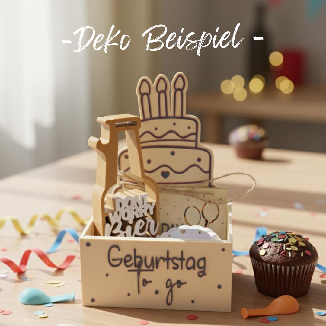 Birthday to Go | DIY Gift Box Made From PLA | Handmade in the ...