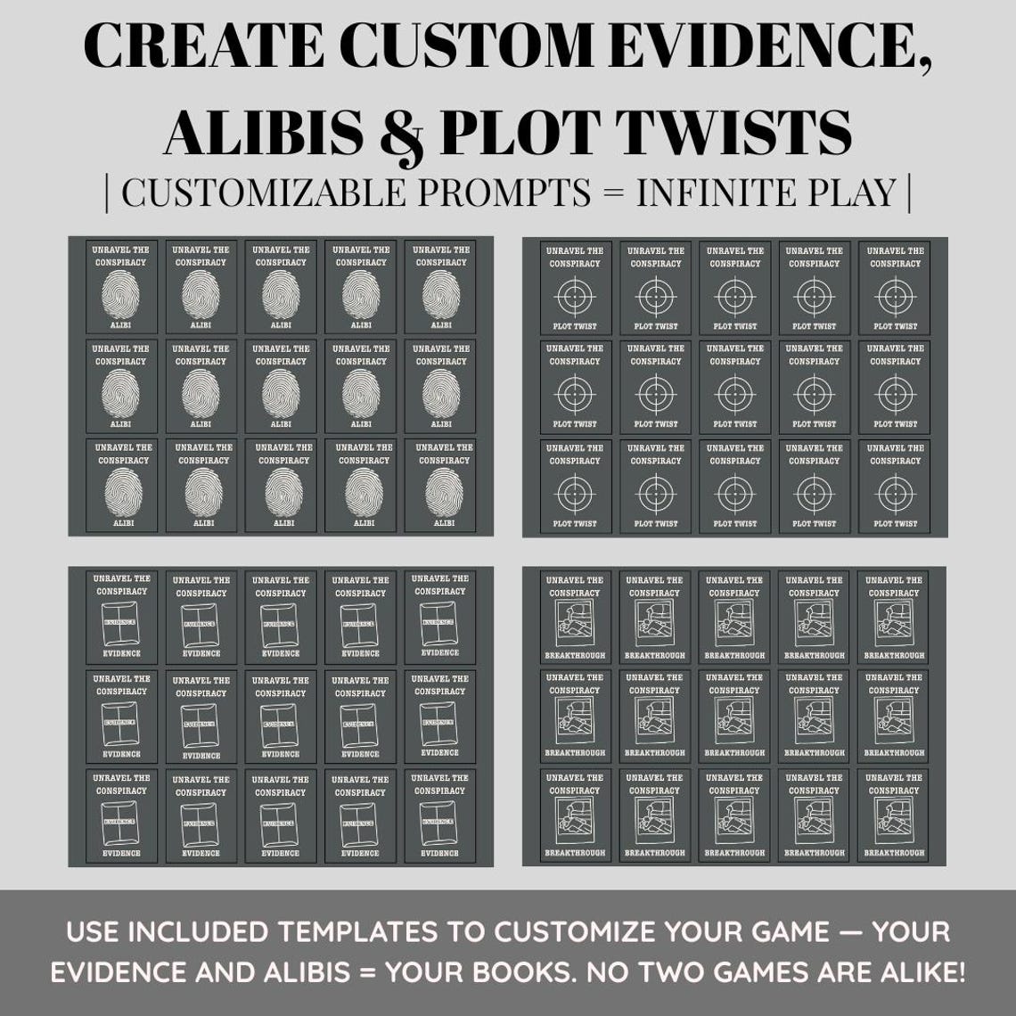 Printable Mystery TBR Board Game: DIY Reading Challenge (PDF Download ...