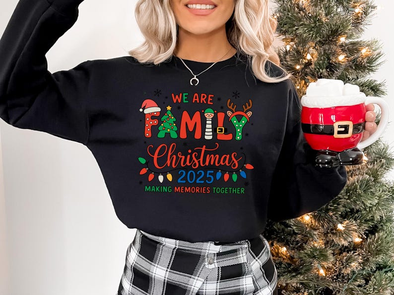 Family Christmas 2025 Sweatshirt: Matching Holiday Crewneck - Etsy UK