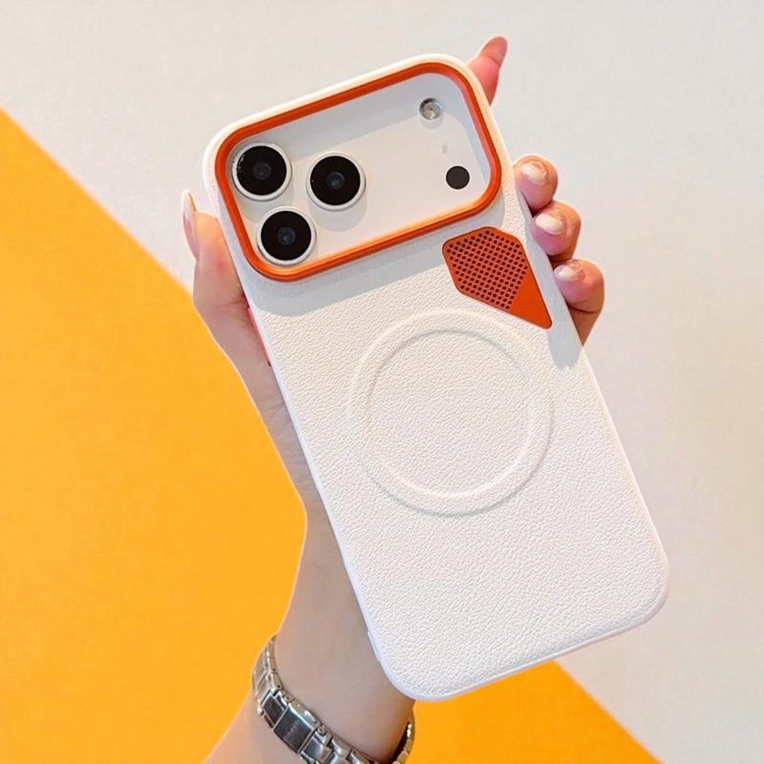 Magnetic PU Leather iPhone Case – Heat Dissipation, Shockproof Cover - Etsy
