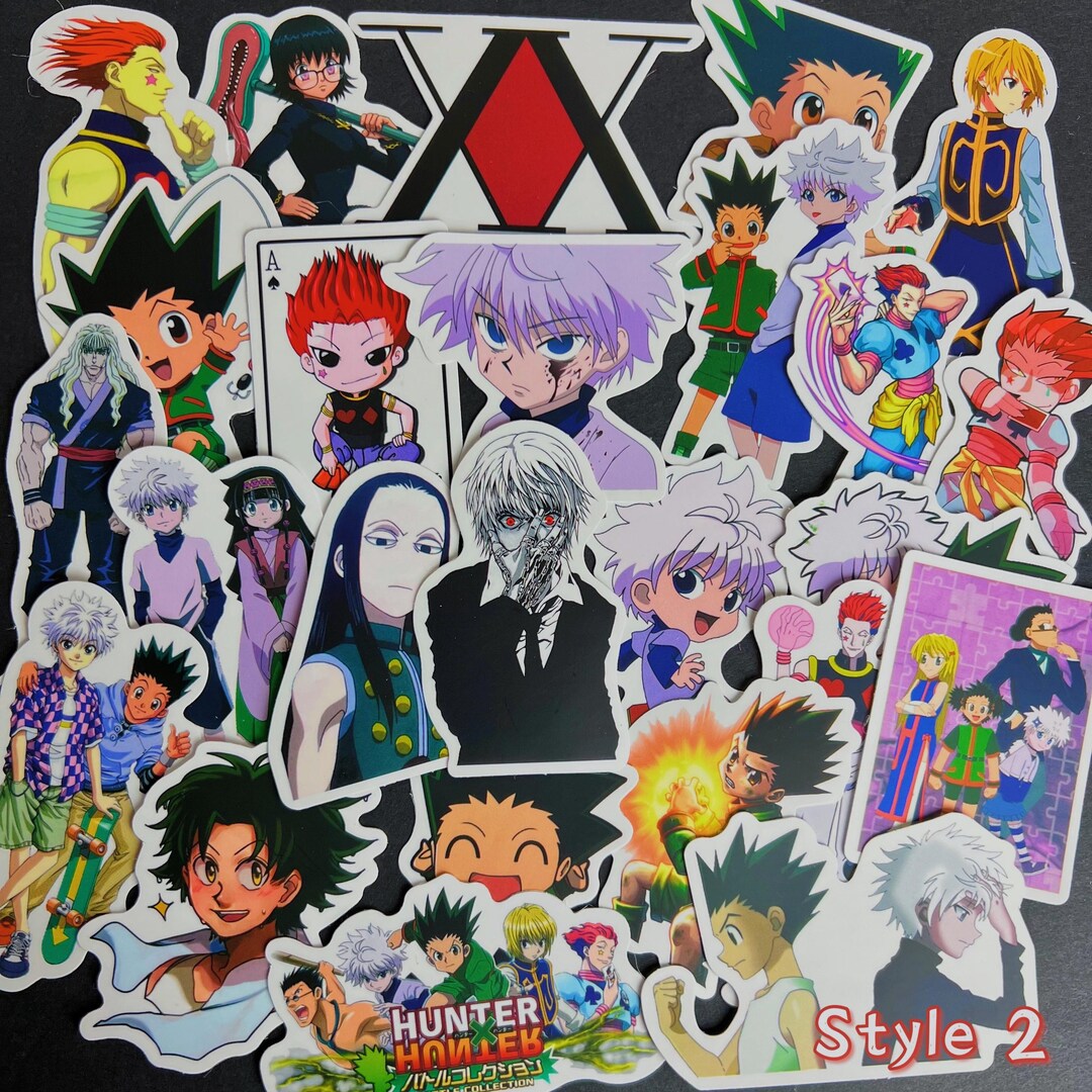 Hunter X Hunter Anime Stickers, 1-100 Assorted Hxh Anime Sticker, Cute ...
