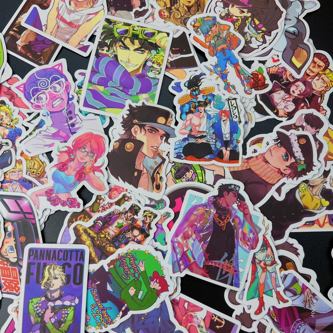 Jojo Bizarre Adventure Anime Stickers, 1-100 Jjba Anime Sticker, Cute ...