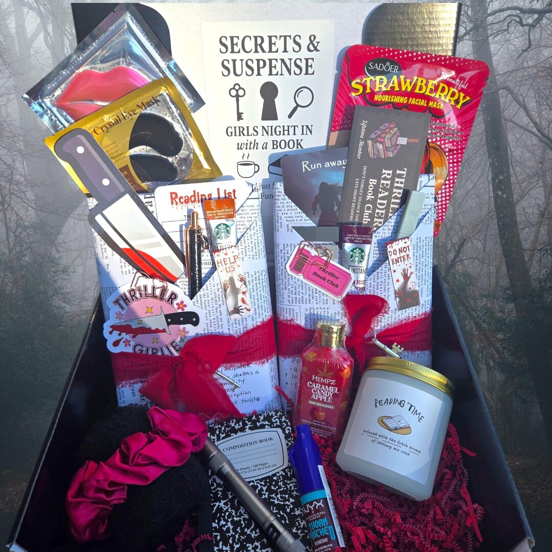 Secrets & Suspense Thriller Mystery Luxury Blind Date With a Book Gift ...