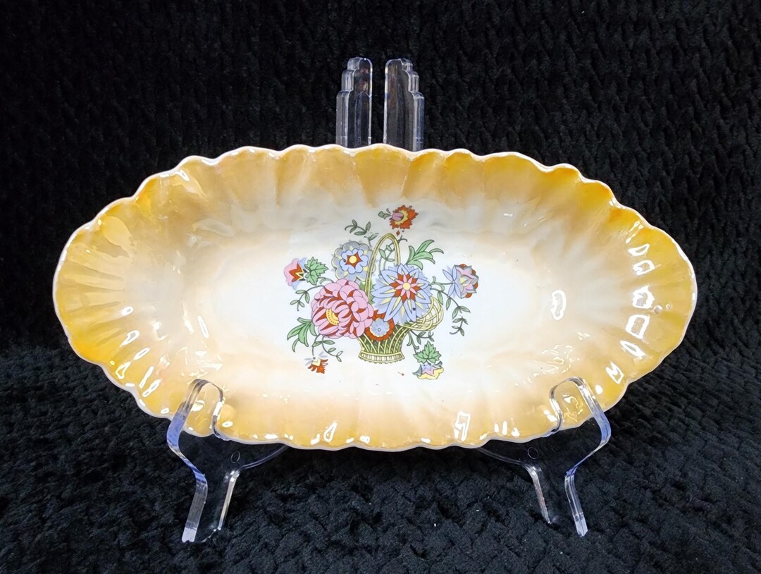 Vintage German Lusterware Small Serving Dish – 1920s–1930s - Etsy