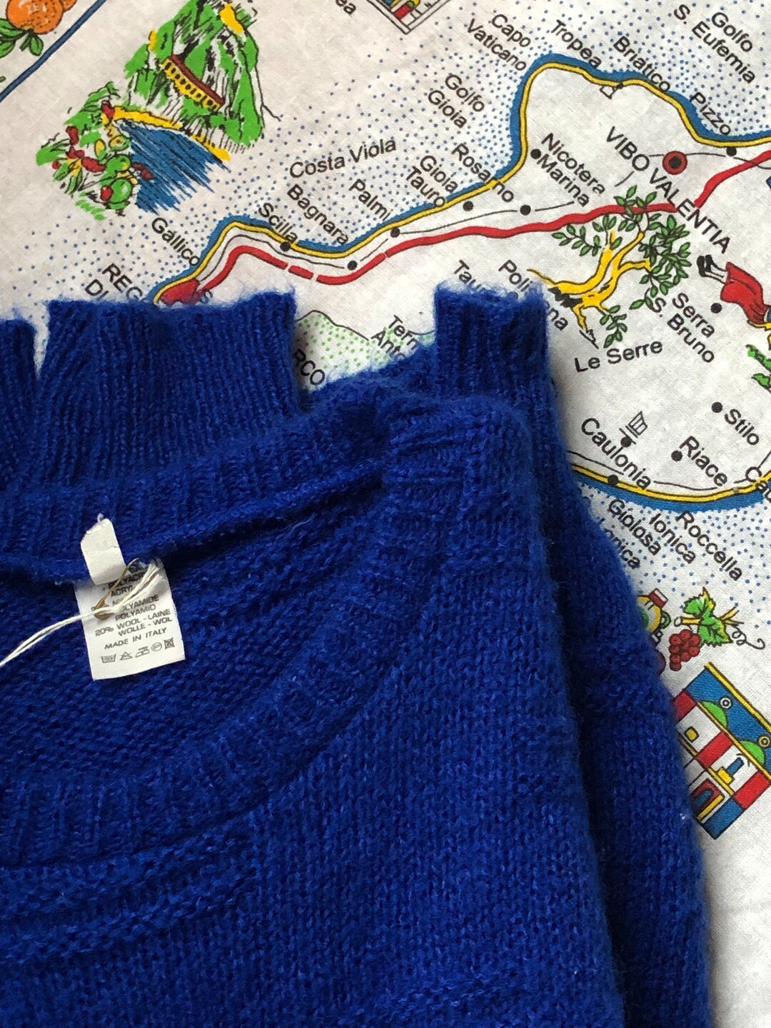 Vintage Italian Made Knit Sweater - Etsy