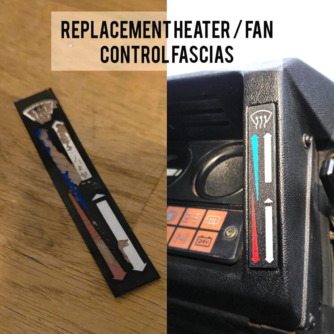 Land Rover Defender Series Heater Fan Control Replacement Facsias Panel ...