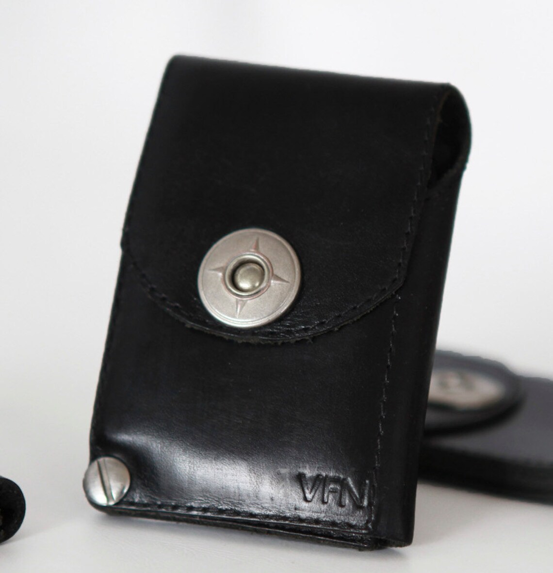 Set of Personalized Black Leather Wallets, Customized Groomsmen Gifts ...