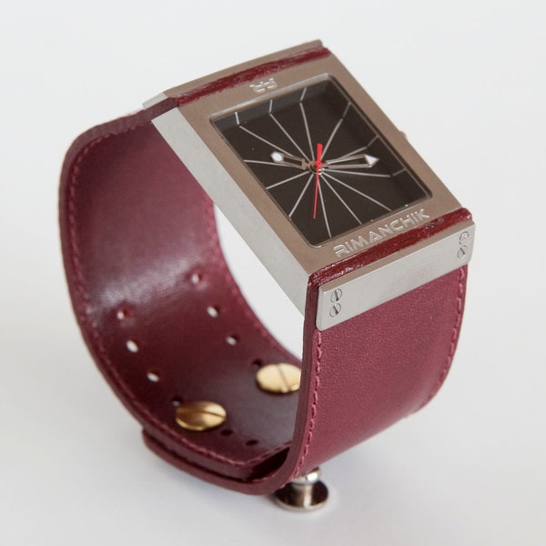 Oxblood Watch - Etsy