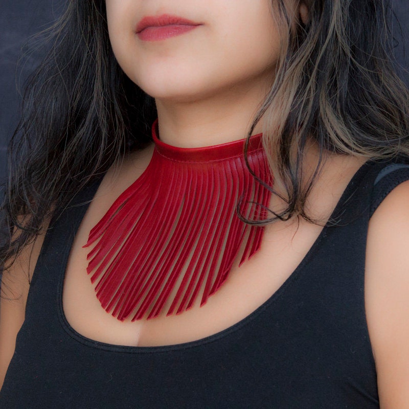Fringe Necklace - Etsy