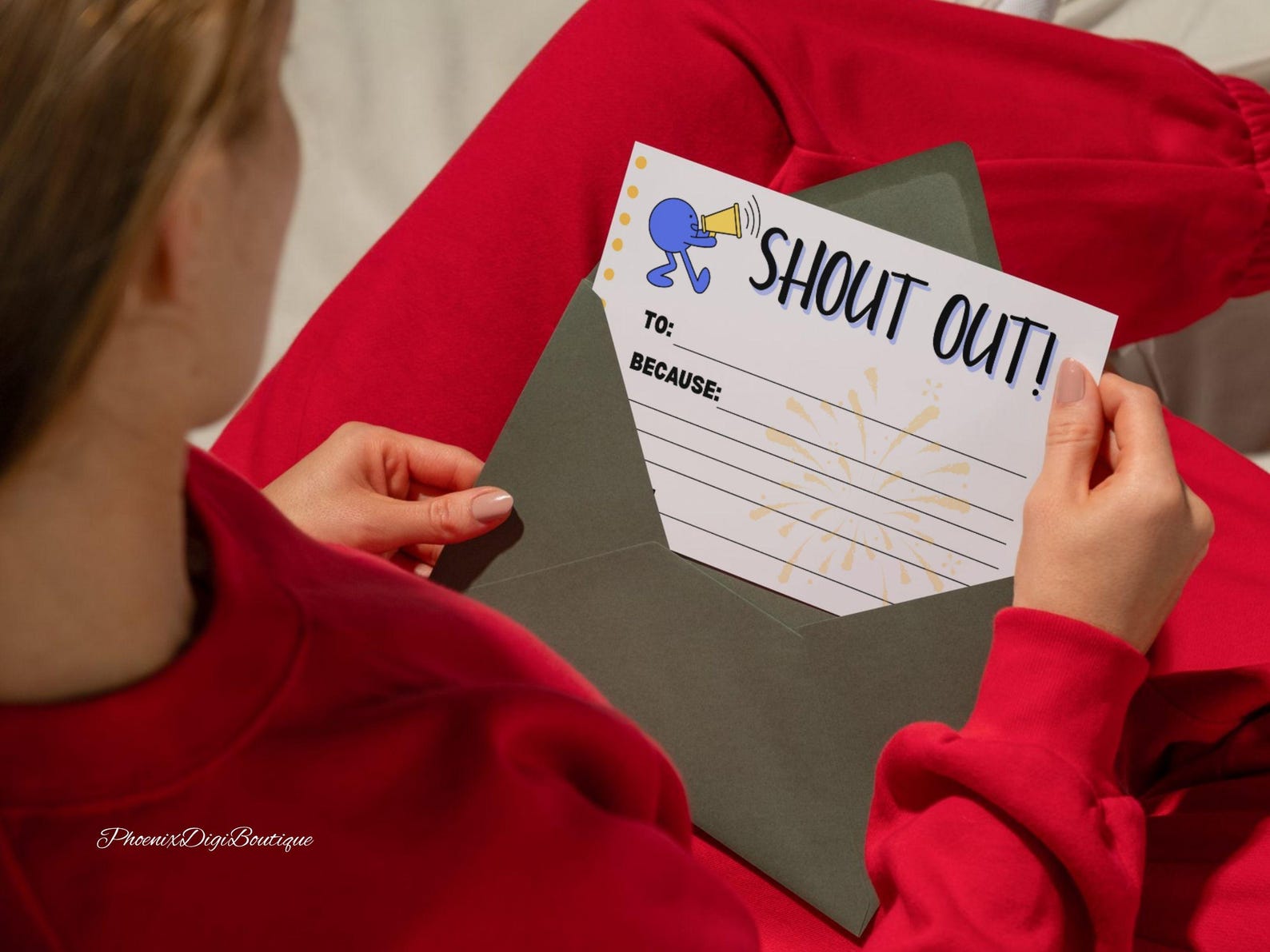 Editable Shout Out Cards: Coworker & Student Recognition (digital ...