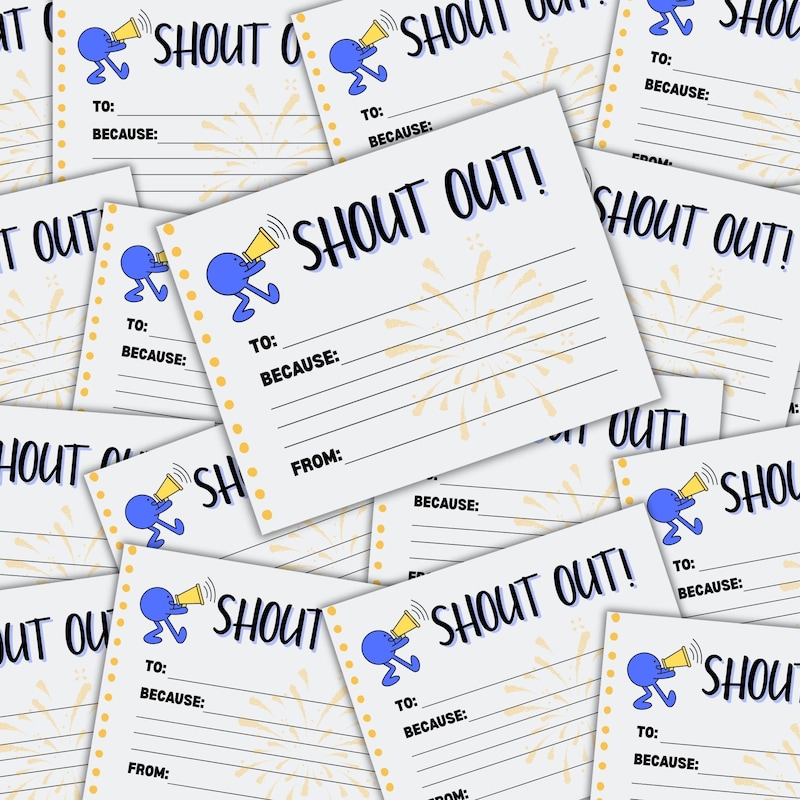 Shout Out Cards - Etsy